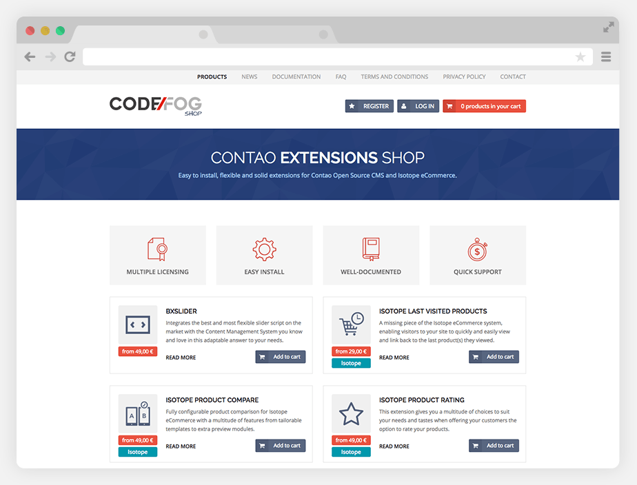 Projects - Codefog - Web development services for Contao